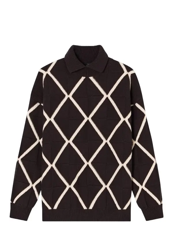 Emporio Armani Sweater - Chocolate Torte Argyle