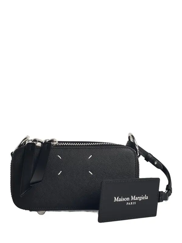 MAISON MARGIELA Doll Leather Crossbody Bag - Black