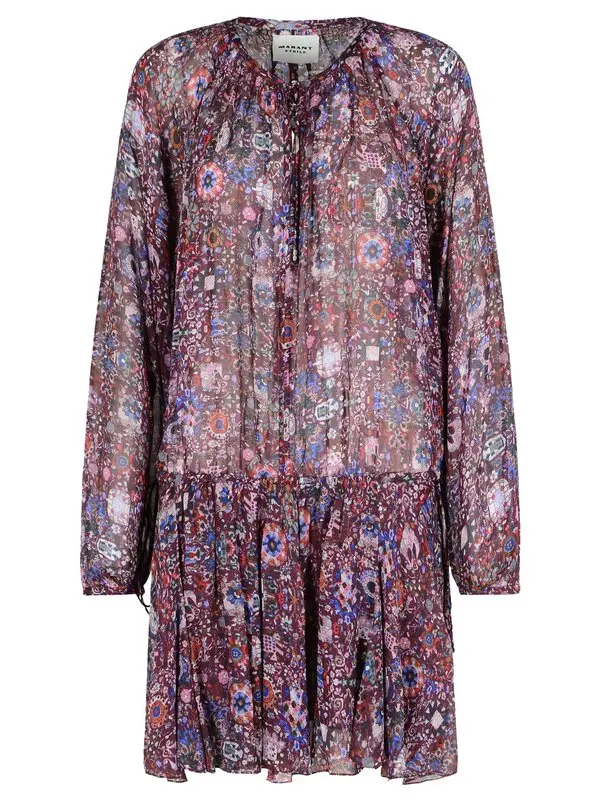 Isabel Marant Bess Viscose Dress - Violet