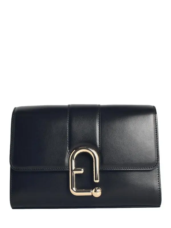 Furla Urban S Leather Crossbody Bag - Black