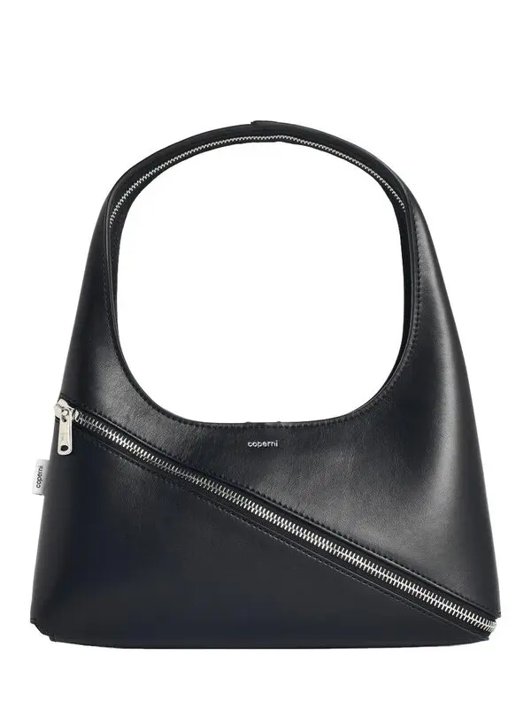 Coperni Baguette Leather Bag - Black