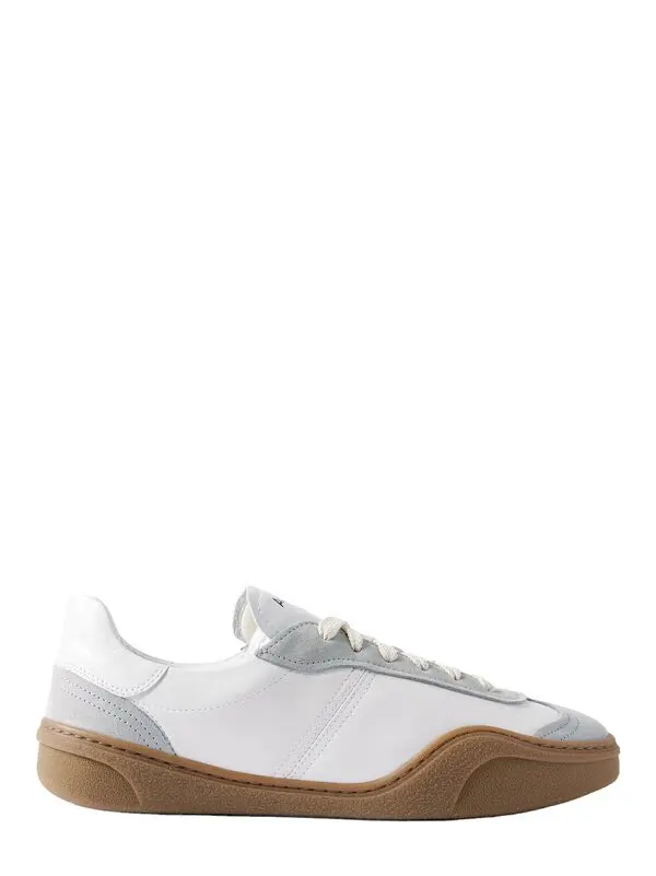 Acne Studios Bars Low Leather Sneakers - White