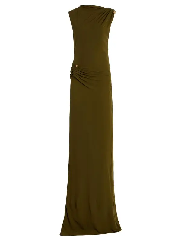 Cult Gaia Izola Open-back Maxi Dress - Green