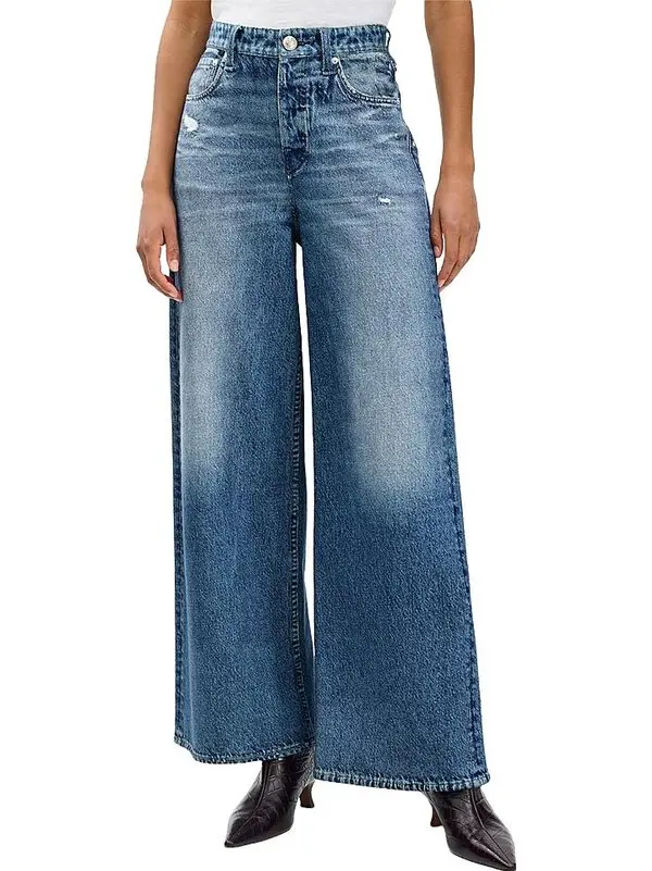 Rag & Bone Miramar Sofie Wide Leg Jeans - Venice
