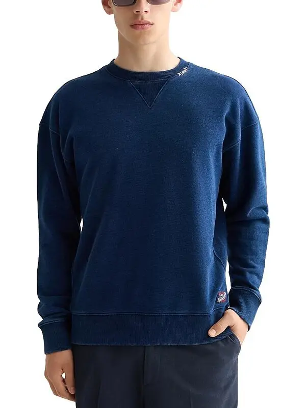 Scotch & Soda Relaxed Fit Cotton Sweatshirt - Indigo