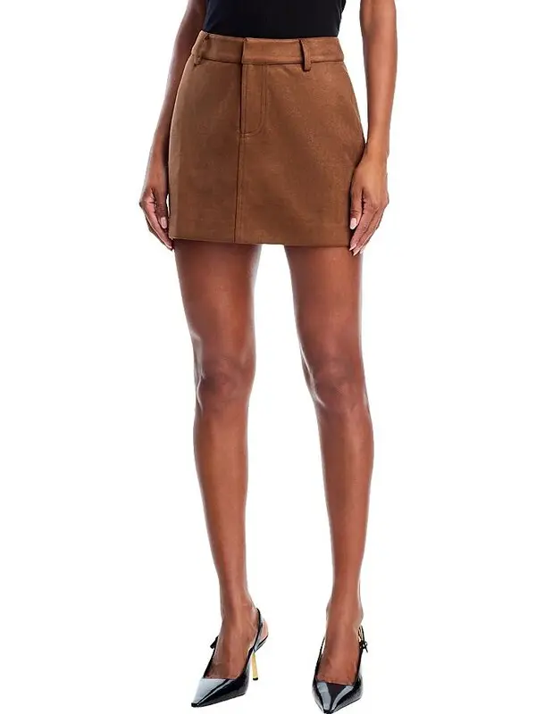 4TH & RECKLESS Ember Mini Skirt - Brown