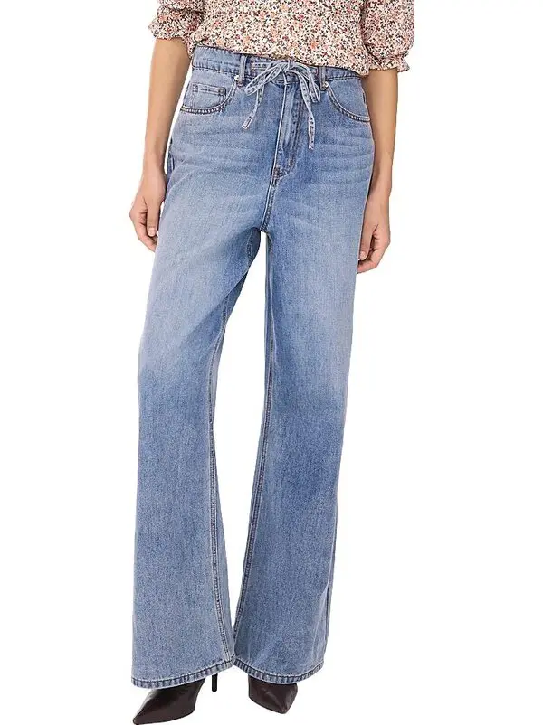 1.State High-rise Wide-leg Jeans - Light Blue