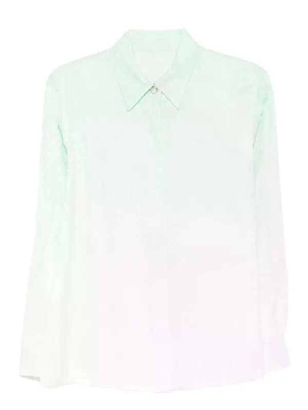 Casablanca Textured Gradient Shirt - Green
