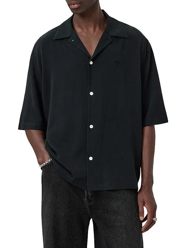 ALLSAINTS Rialto Shirt - Blainn Blue