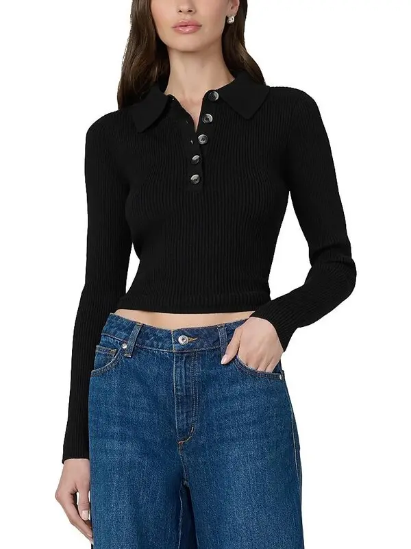 Joe's Jeans The Lisa Polo Sweater - Black