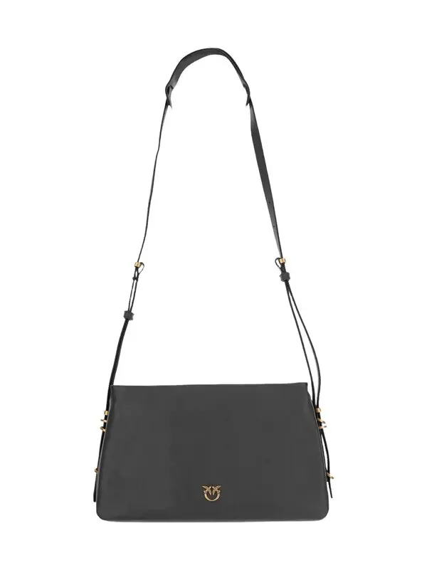 Pinko Love Birds Motif Shoulder Bag - Black