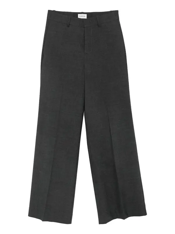 P.a.r.o.s.h Tailored Straight-leg Trousers - Grey