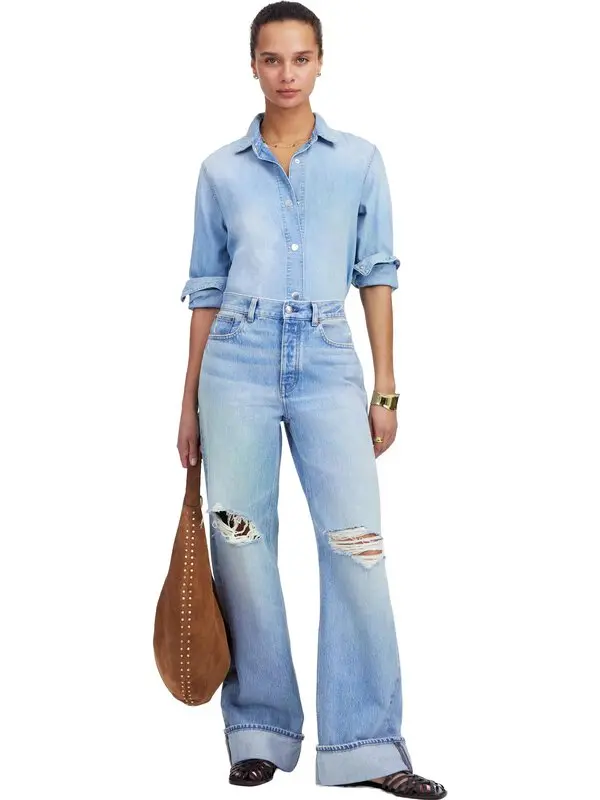 Madewell Tall Low-slung Baggy Jeans - Hallstead Wash