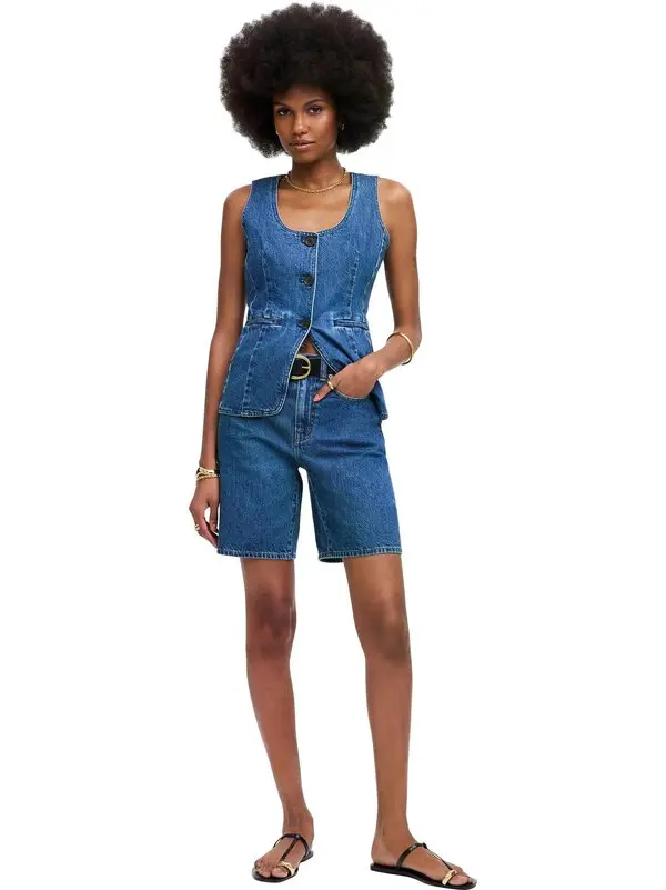 Madewell The 1997 Denim Bermuda Short - Dowe Wash