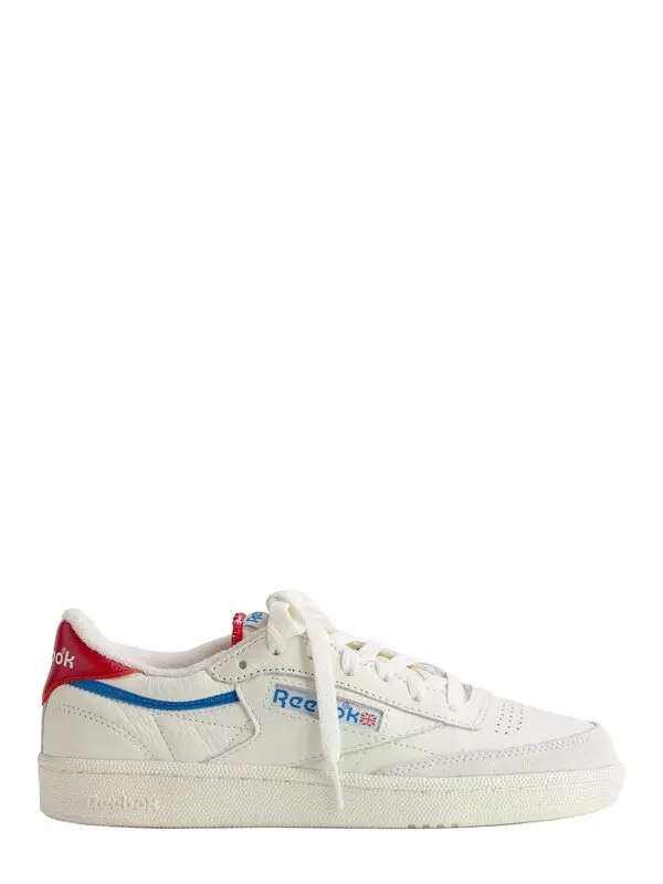 Madewell X Reebok® Club C 85 Sneakers - Chalk Optimum Blue Flash Red