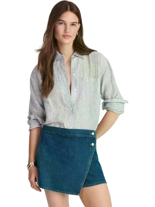 Madewell Denim Mini Skort - Lambertville Wash