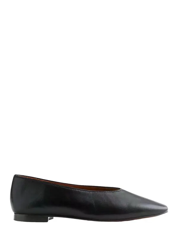 Madewell The Mylie Leather Ballet Flat - True Black
