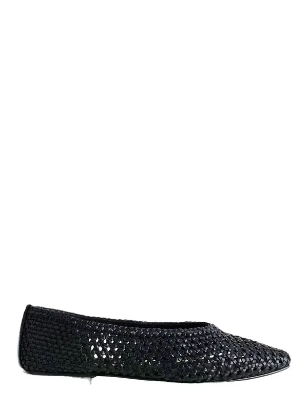 Madewell Mylie Handwoven Leather Ballet Flats - Juniper Berry