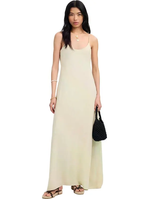Madewell Leset Ari Scoopneck Maxi Tank Dress - Khaki