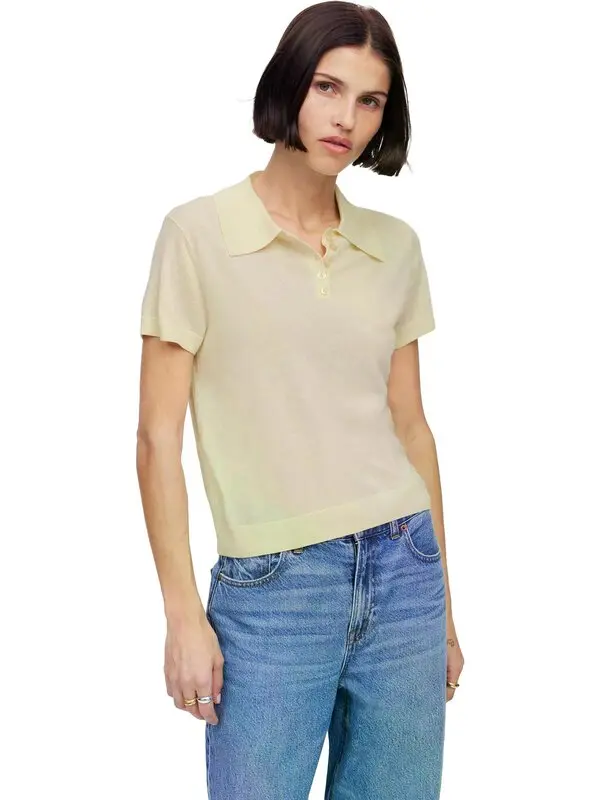Madewell Leset James Polo Tee - Chapel