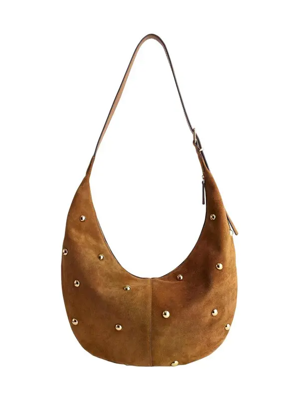 Madewell The Essential Curve Shoulder Bag - Dried Acorn