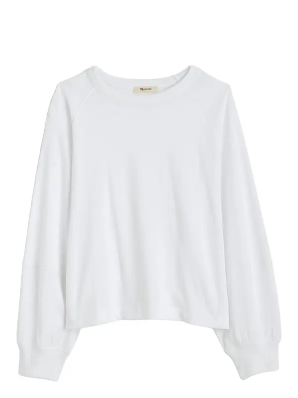 Madewell Relaxed Long-sleeve Raglan Tee - White
