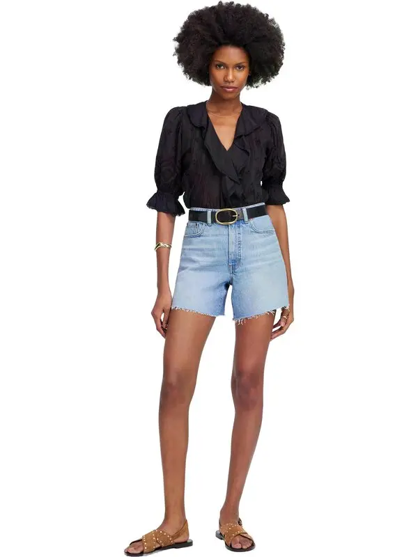 Madewell The Perfect Vintage Mid-length Jean Short - Altoona Wash