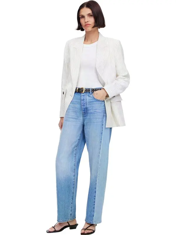 Madewell Pieced Barrel-leg Jeans - Redlands Wash
