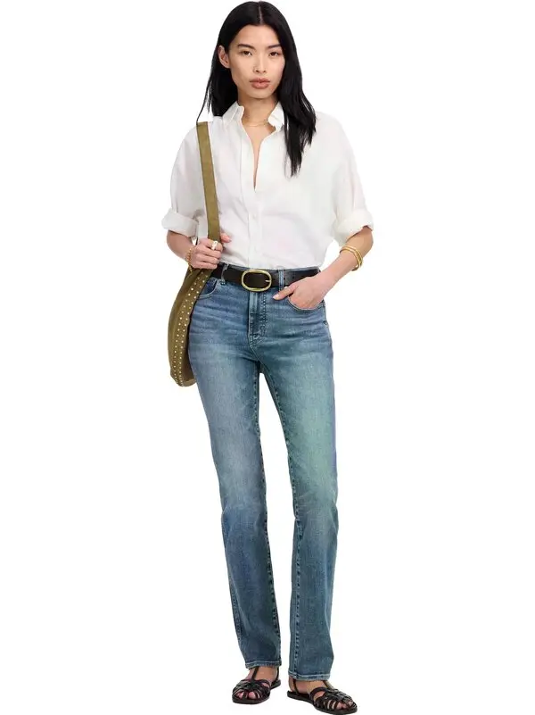 Madewell Tall High-rise Stovepipe Jeans - Ashland Wash