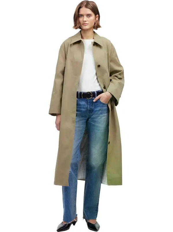 Madewell Single-breasted Trench Coat - Heritage Khaki