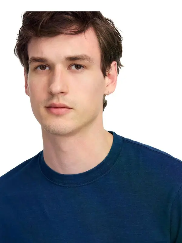 Madewell The -dyed Long-sleeve Vintage Tee - Indigo