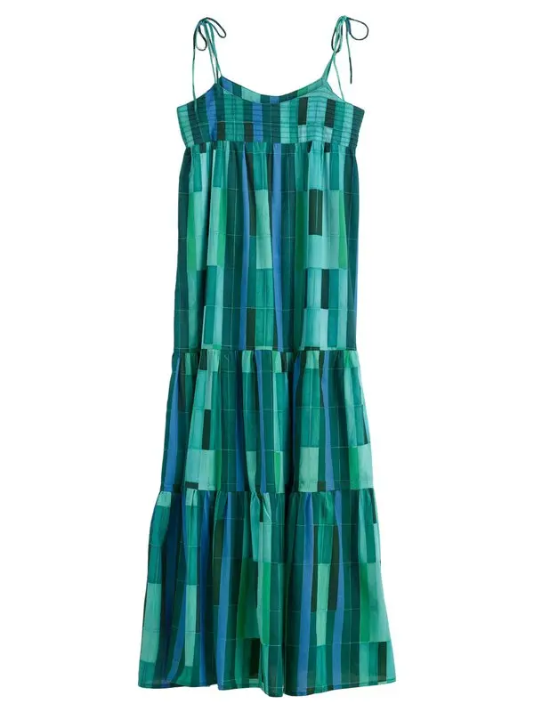 Madewell Natalie Martin Melanie Maxi Dress - Sea Glass Green