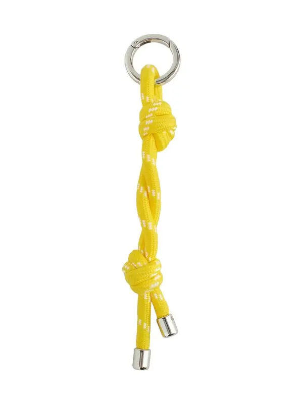 Madewell The Twisted Cord Bag Charm - Brilliant Yellow Multi
