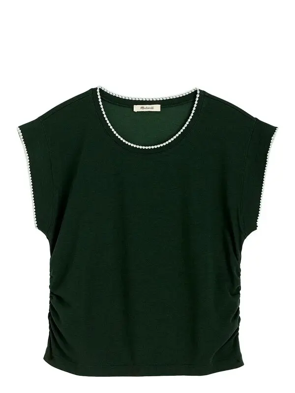 Madewell Side-cinch Muscle Tee - Summit Green