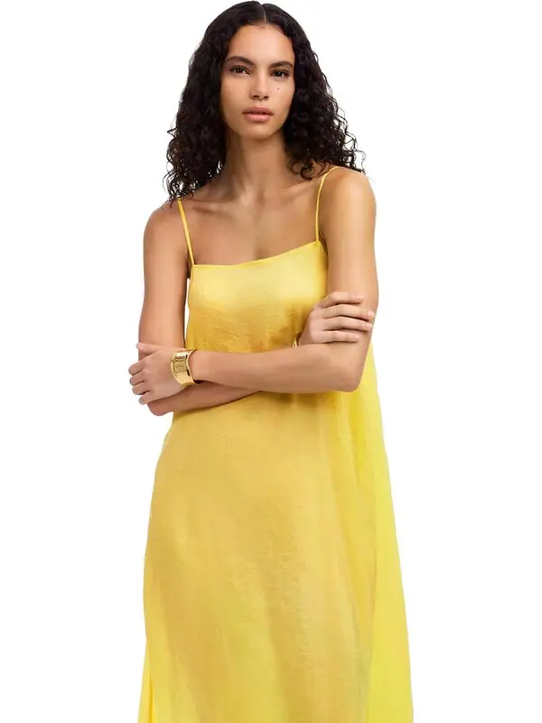 Madewell Leset Lana Maxi Dress - Yellow