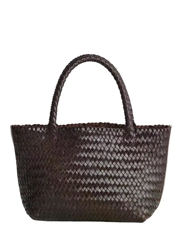 Madewell The Handwoven Mini Tote - Coffee Bean