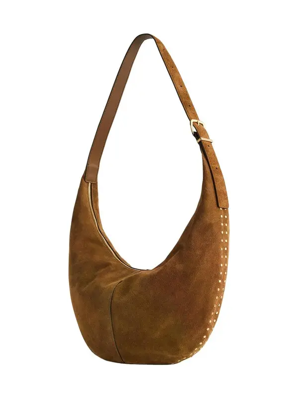 Madewell The Essential Curve Shoulder Bag - Aged Cognac