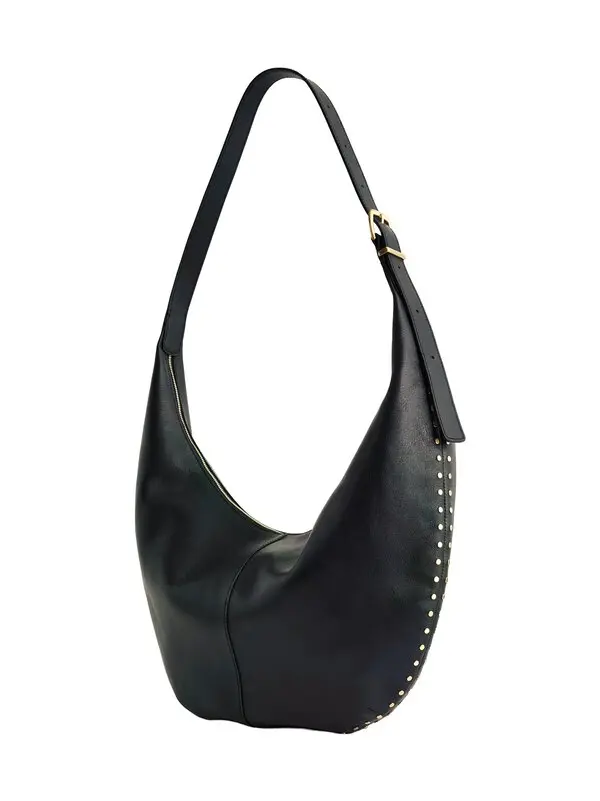 Madewell The Essential Curve Shoulder Bag - True Black