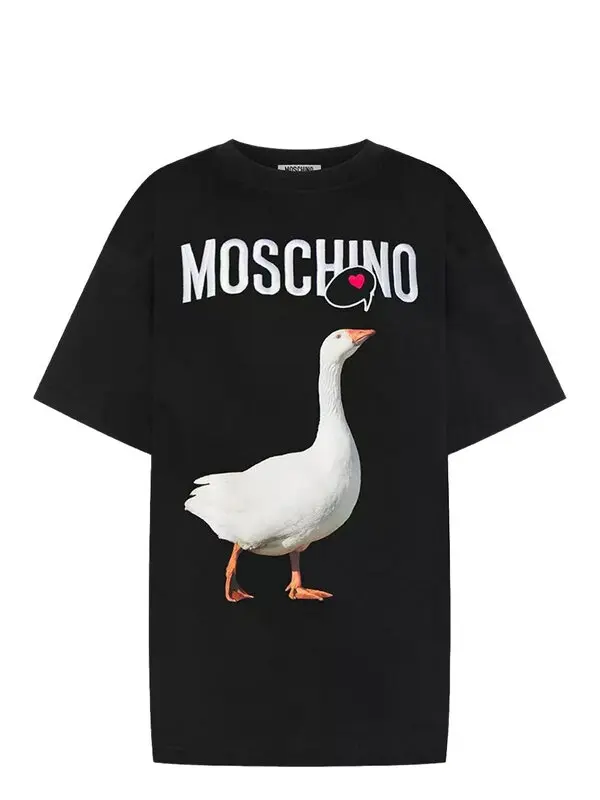 Moschino Graphic-print T-shirt - Black