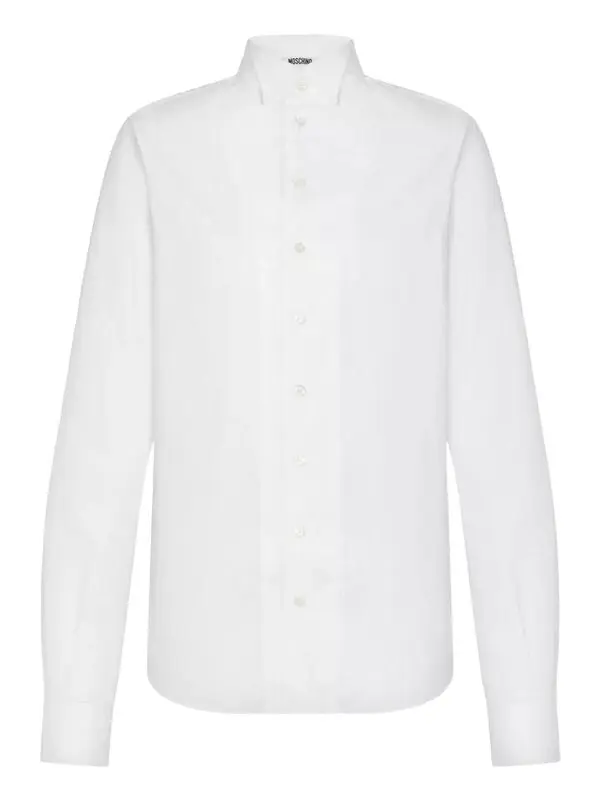 Moschino Button-fastening Cotton Shirt - White