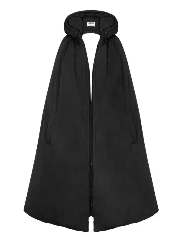 Moschino Hooded Padded Gilet - Black