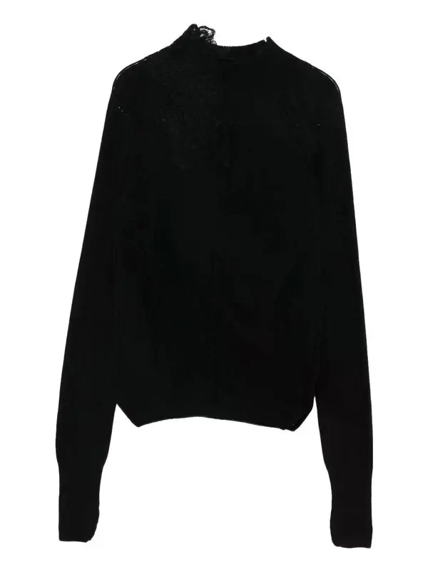 Ermanno Scervino Cable-knit Sweater - Black