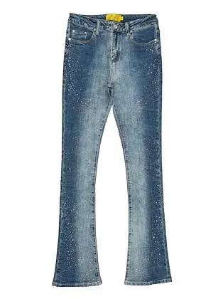 GUAPI Starry Sky Denim Jean - Acid Blue