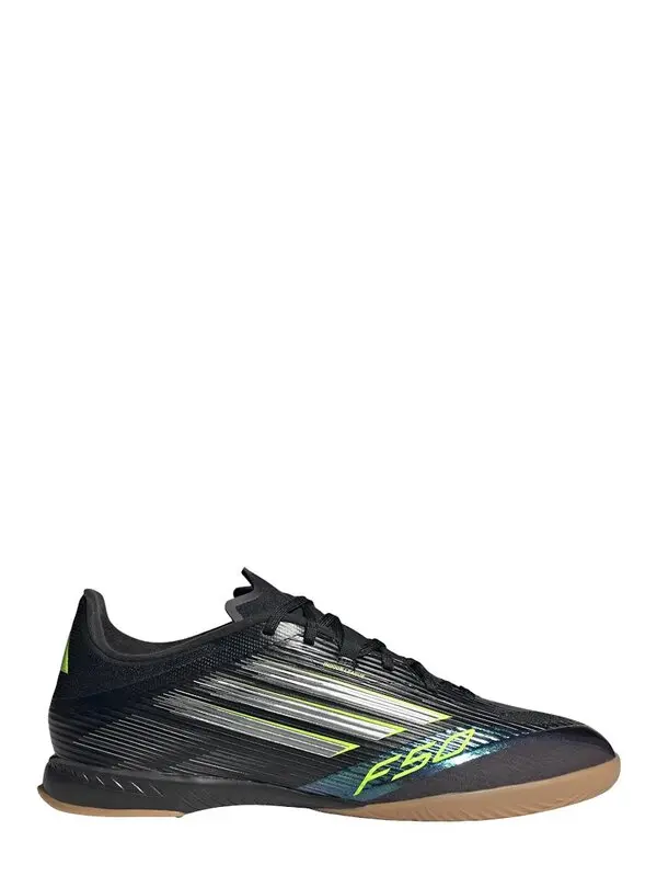 Adidas F50 League Indoor - Core Black/iron Metallic/lucid Lemon
