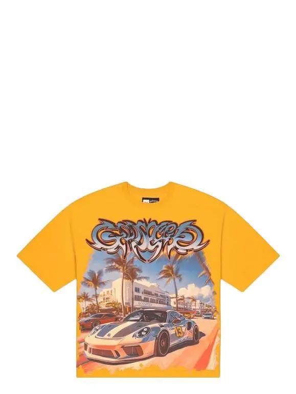 GODSPEED Car Meet Miami T-shirt - Yellow