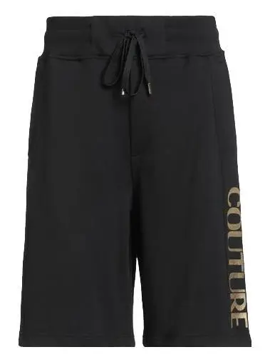 Versace Cotton Bermuda Shorts - Black