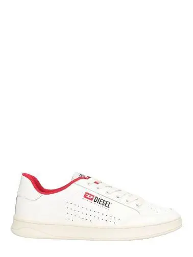DIESEL Cow Leather Low-top Sneakers - White