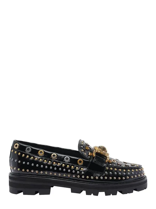 Kurt Geiger Mansion Studded Loafers - Black