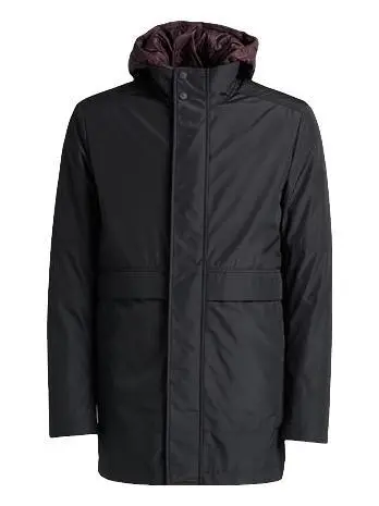Canali Black Edition Water-repellent Parka - Blue