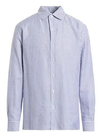 Agnona Shirt Slate Size Cotton, Linen - Blue